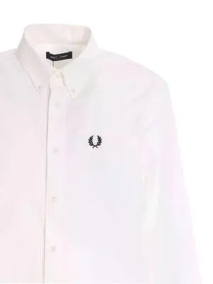 Fred Perry Logo-embroidered Button-down Shirt