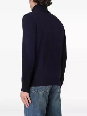 XC Roll-neck Sweater - Blue