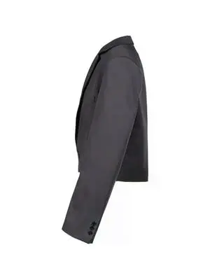LỰU ĐẠN Cropped Slashed Blazer