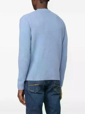 XC Crew-neck Ribbed-trim Sweater