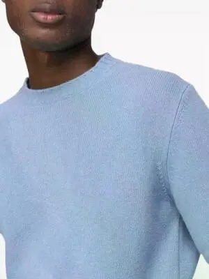 XC Crew-neck Ribbed-trim Sweater