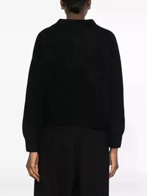 Soft Goat Polo-collar Sweater