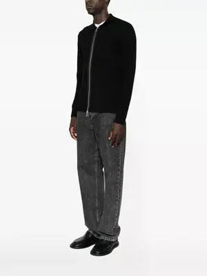 SAMSOE SAMSOE Zip-up Chest-pocket Cardigan