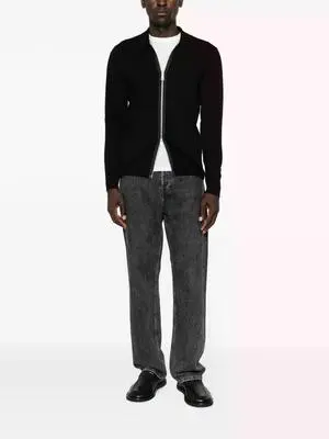 SAMSOE SAMSOE Zip-up Chest-pocket Cardigan