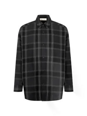 Fear Of God Flannel Button-up Shirt - Black