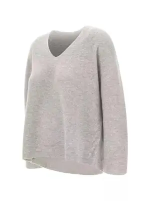 Hemisphere V-neck Cashmere Sweater
