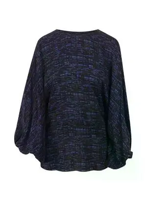 GIANLUCA CAPANNOLO Check-print Balloon-sleeve Blouse