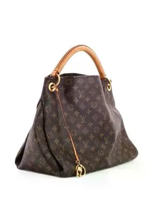 LOUIS VUITTON Artsy Handbag Monogram Canvas Mm Hobo Bag - Brown