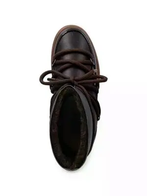Inuikii Patent Leather Lace-up Boots