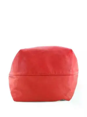 Saint Laurent Teddy Leather Bucket Bag
