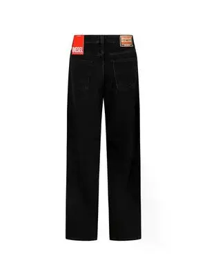 DIESEL® Logo-patch Straight-leg Jeans