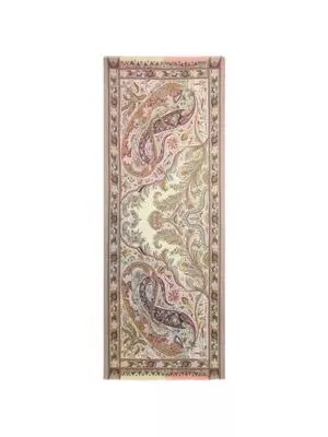 Etro Cashmere, Silk And Wool Scarf With Paisley Motif - Neutrals