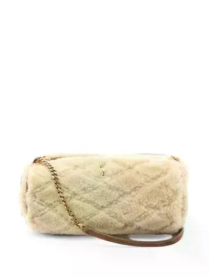 Saint Laurent Mini Sade Quilted Shearling Shoulder Bag