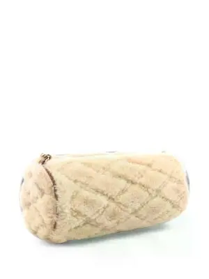 Saint Laurent Mini Sade Quilted Shearling Shoulder Bag