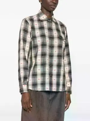 Filson Check-print Horse-motif Shirt