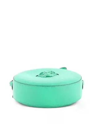 Versace La Medusa Leather Camera Bag - Green