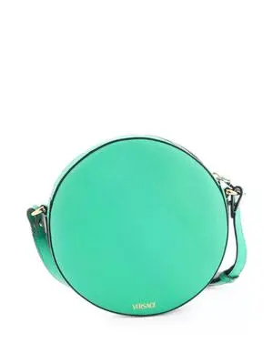 Versace La Medusa Leather Camera Bag - Green