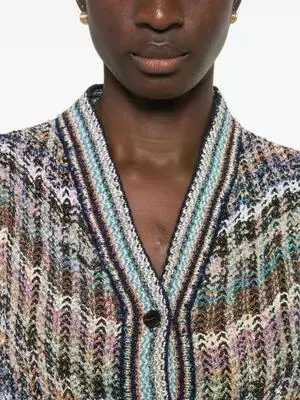 Missoni Zigzag-knit V-neck Gilet