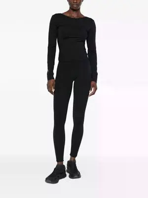 MACRON Logo-patch Performance Leggings