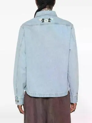 Filson Floral-embroidered Denim Shirt