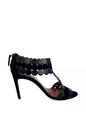 Alaïa Scalloped T-strap Sandals