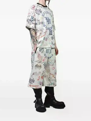 We11Done Doodle-print T-shirt