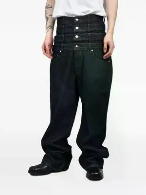 3.PARADIS 4 Waist Logo-patch Jeans