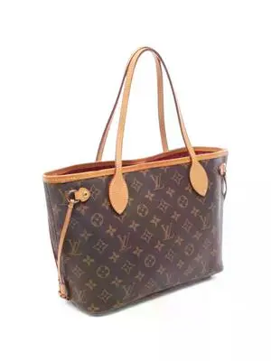 LOUIS VUITTON Monogram Canvas Neverfull Tote Bag - Brown