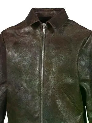 FILTH Waxed Leather Boxy Jacket
