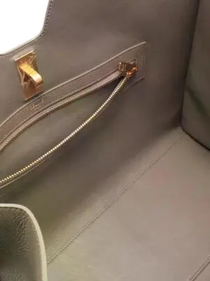 Celine Grainy Calfskin Cabas 16 Tote Bag