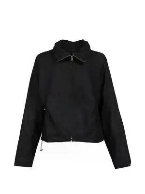 _J.L - A.L_ Gathered-collar Zip-fastening Jacket