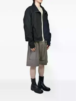 _J.L - A.L_ Gathered-collar Zip-fastening Jacket