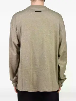 ESSENTIALS Logo-print Long-sleeve T-shirt