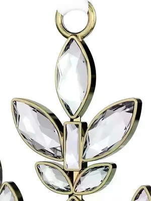 SWAROVSKI Gema Crystal-embellished Snowflake Ornament
