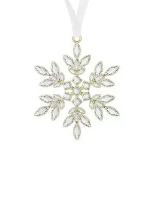 SWAROVSKI Gema Crystal-embellished Snowflake Ornament - Gold