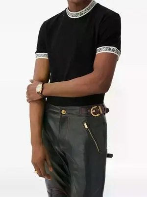 Versace Stretch Cotton-jersey Slim T-shirt