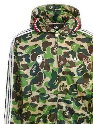 Adidas X Bape Shark Camouflage-print Hoodie