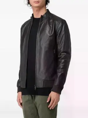 XC Leather Bomber Jacket