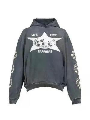 BARRIERS Cowrie Crystal Hoodie