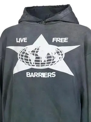 BARRIERS Cowrie Crystal Hoodie