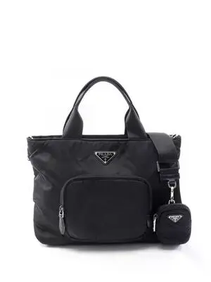 Prada Tessuto Satchel - Black