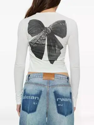 Marc Jacobs Logo-print Bow-print T-shirt