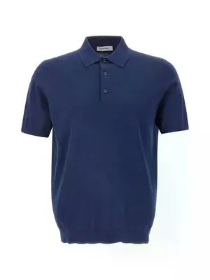 KANGRA Ribbed-trim Polo Shirt