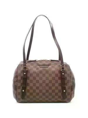 LOUIS VUITTON Damier Ebene Tote Bag - Brown