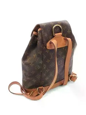 LOUIS VUITTON Monogram Canvas Montsouris Backpack - Brown