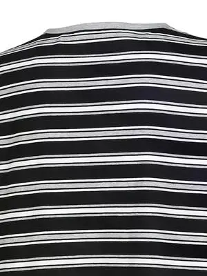 We11Done Rhinestone-embellished Striped T-shirt