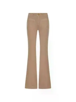 Seafarer Corduroy Flared Jeans - Neutrals