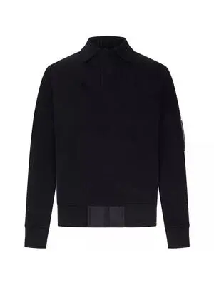 Sacai Zip-pocket Wool Sweater - Black