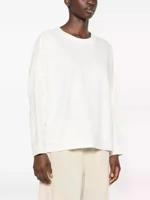 MAISON123 Long-sleeve Drop-shoulder Top