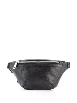 Gucci Gg Embossed Perforated Leather Small Belt Bag